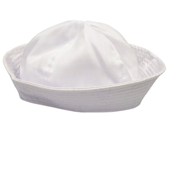 RC-H104 | Accessories | White Sailor Hat With Red Ribbon Cap | Poshmark